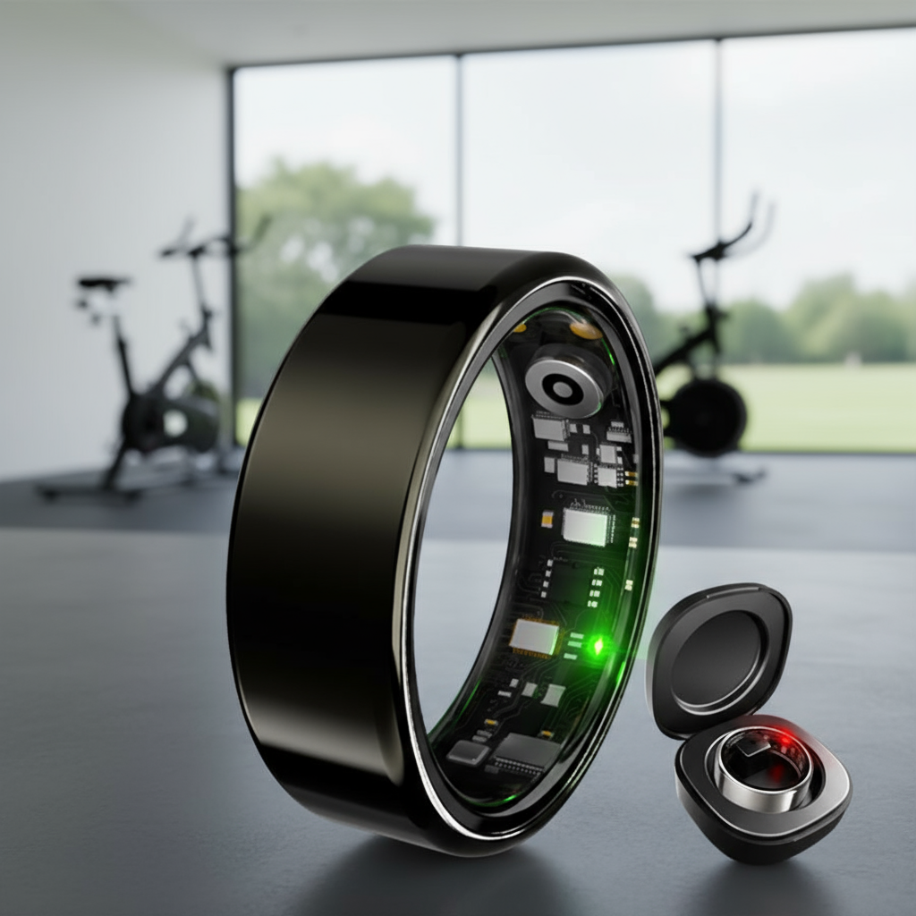 Xiaomi Smart Ring for Men and Women, Bluetooth Blood Oxygen Heart Rate ...