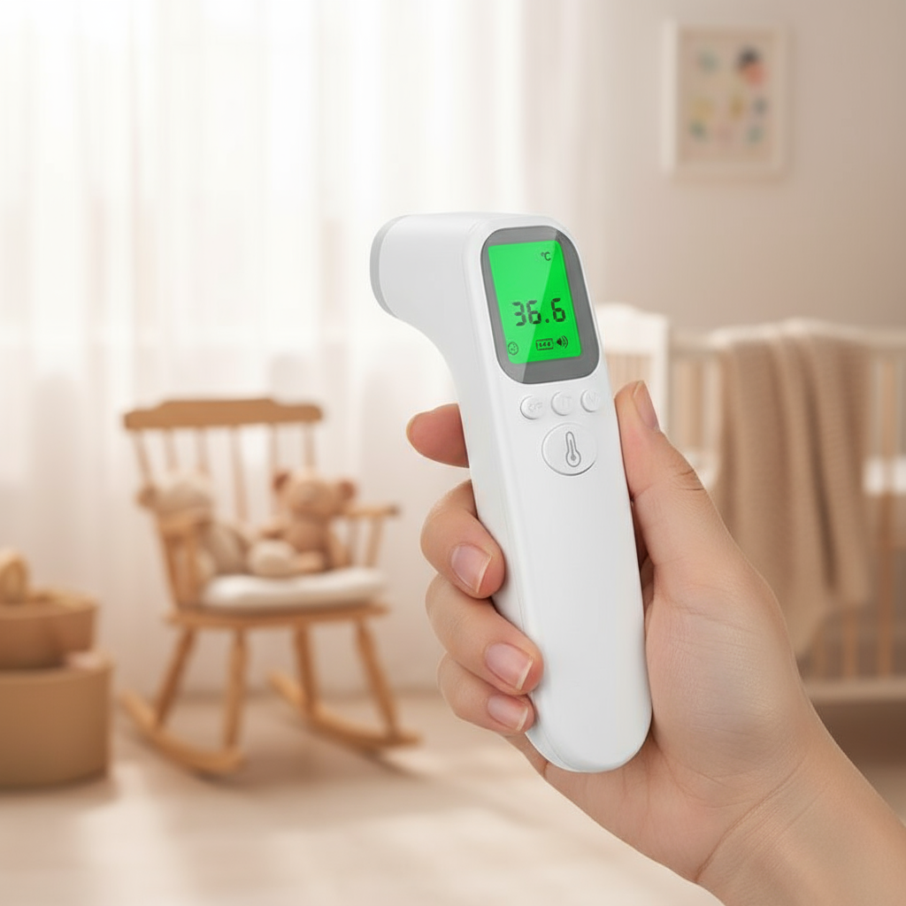 Contactless Digital Forehead Thermometer for Accurate Body Temperature ...