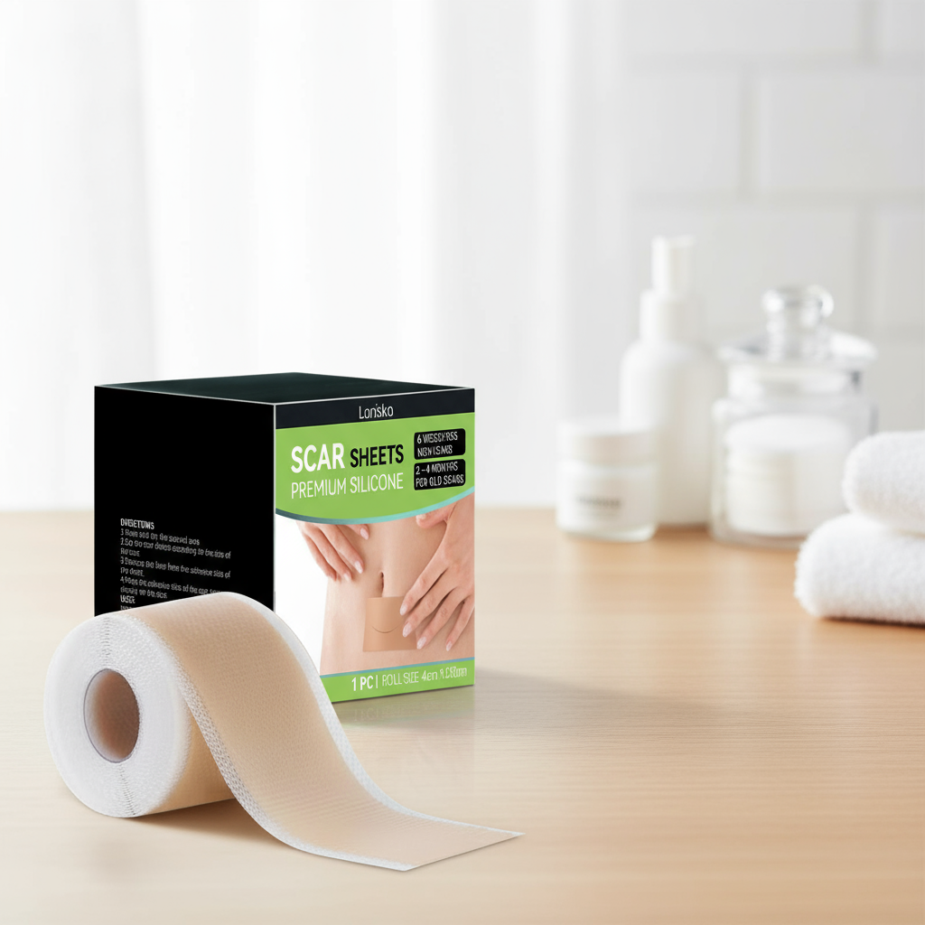 Silicone Scar Sheet Patch to Diminish Surgical, Acne, and Burn Scars ...