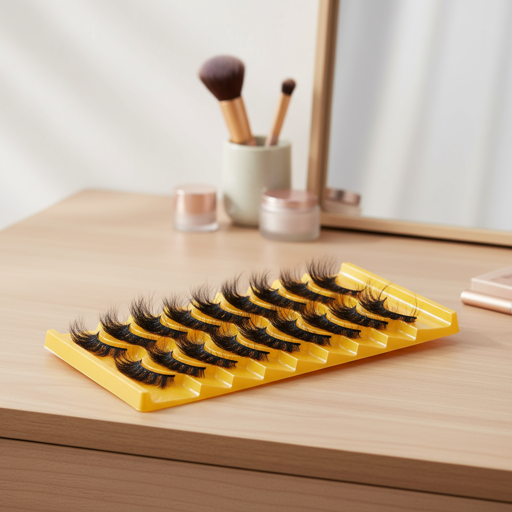 10 Pairs Dramatic Style Fake Eyelashes – Full Strip, Thick Volume ...