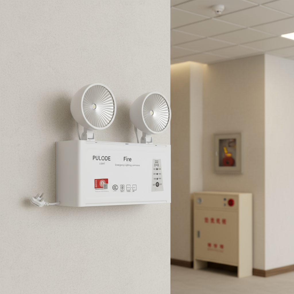 9W LED Emergency Light with Dual Head and Backup Power - National ...