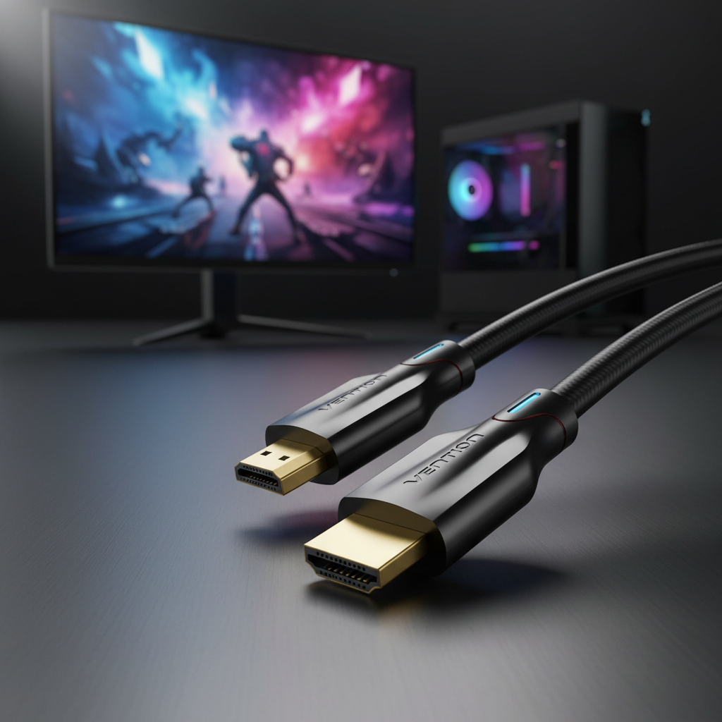 Vention HDMI 2.1 Cable Compatible with 8K 4K 120Hz 48Gbps for PC ...