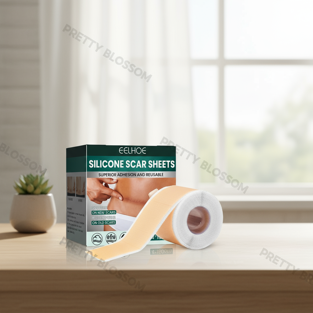 Self-Adhesive Silicone Scar Sheets Patches Repair Tape Strips for Acne ...