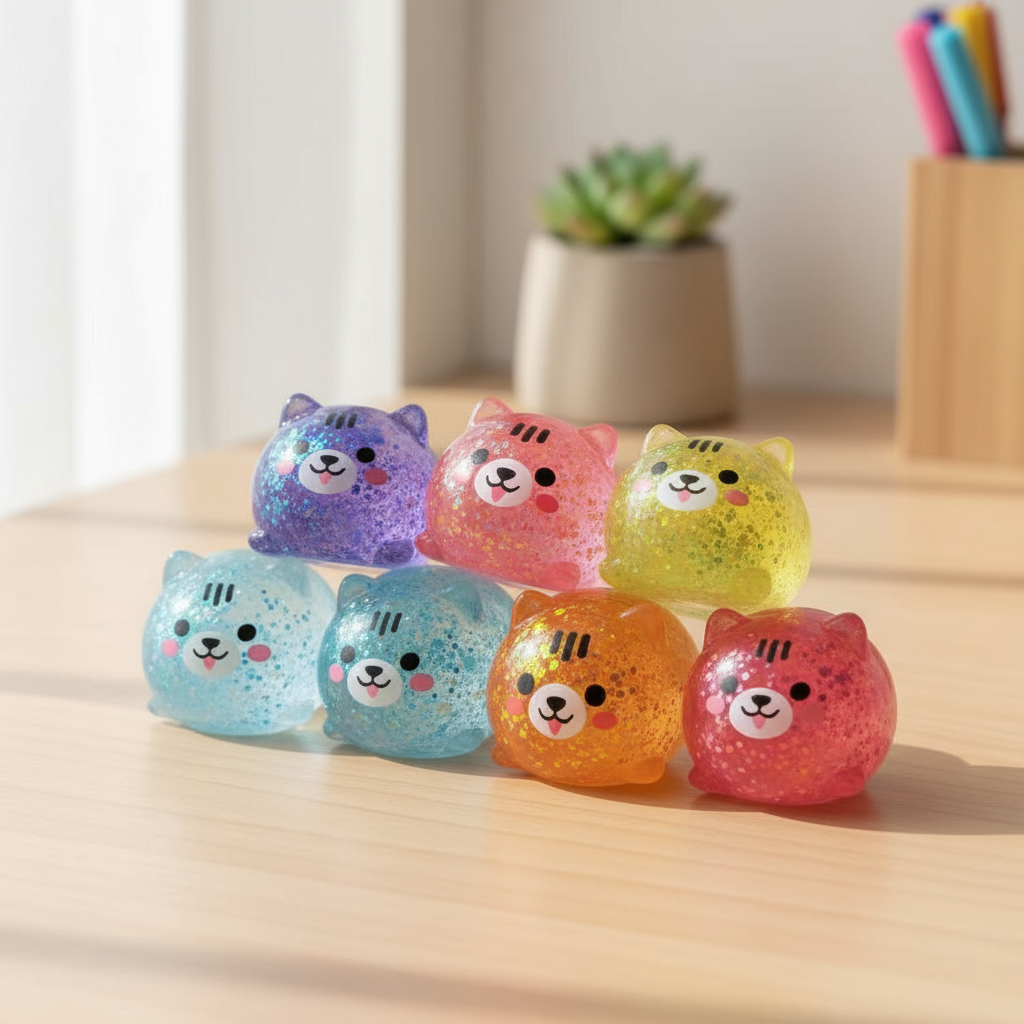 Tiger Malt Candy Squishy 2-Pack: Cute Stress Relief Sensory Fidget Toys ...