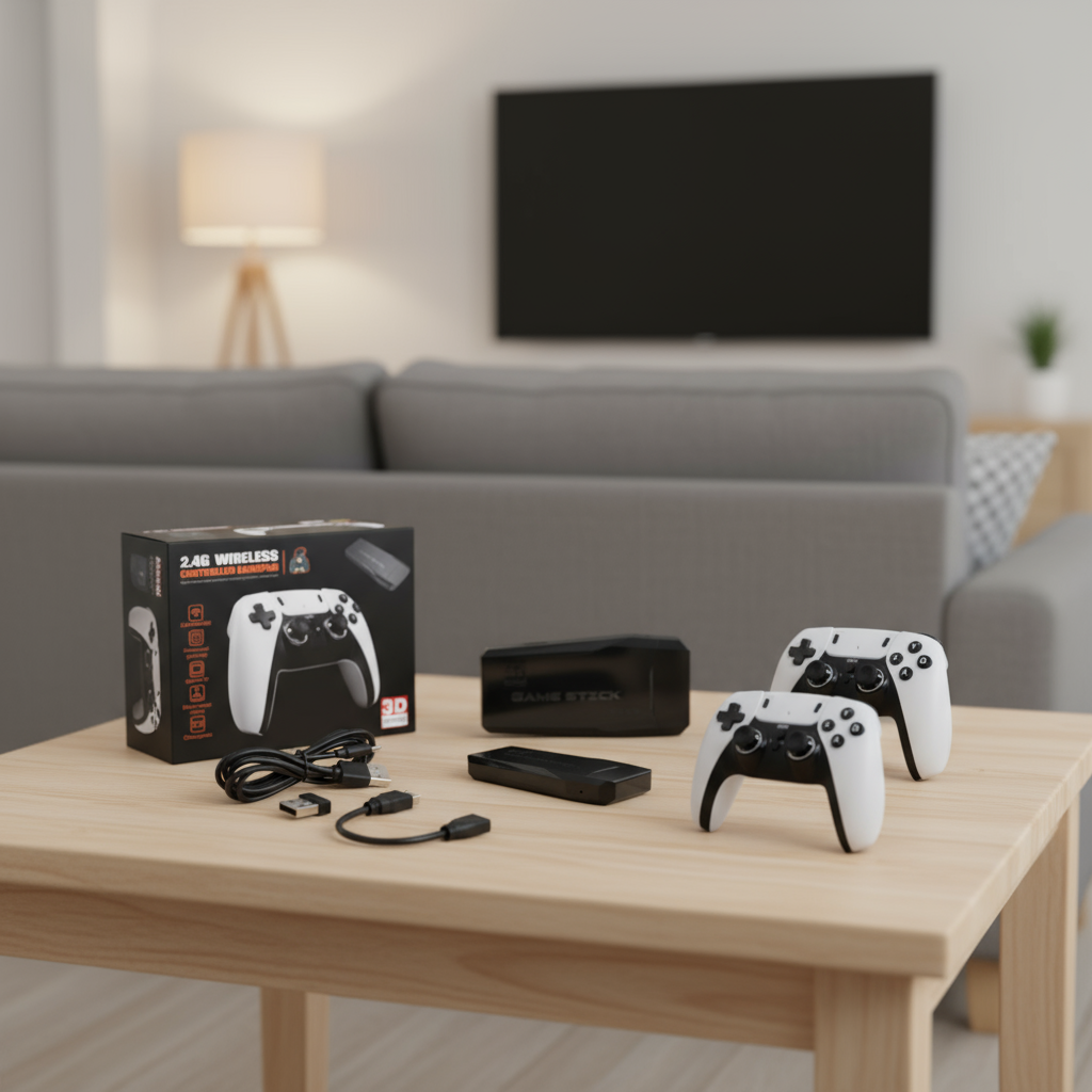 RM8 PRO Retro Game Console 4K Plug Stick 20000+ Games HDMI Wireless ...