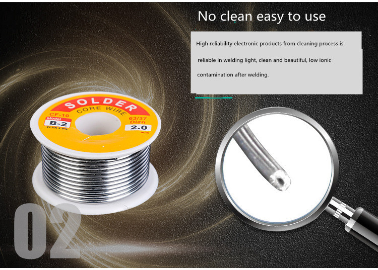 One Piece Tin-Lead Rosin Core Solder Wire No-Clean Melting Solder Coil ...