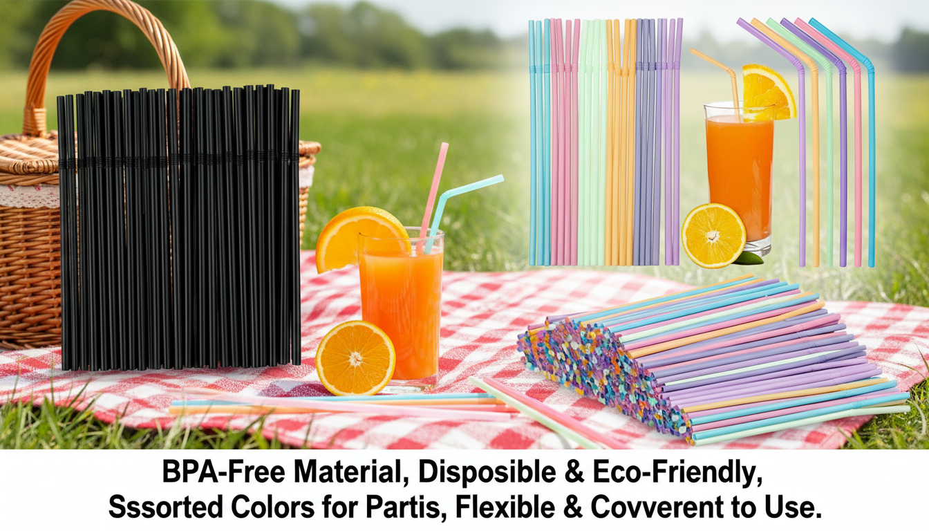 Bendable 6mm Elbow Suction Tube Straw for Softdrinks 100pcs High ...