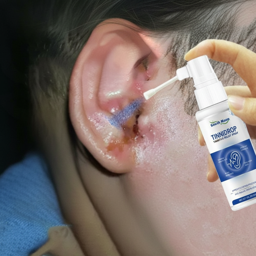 Ear Drops Spray Tinni Drop Tinnitus Liquid 60ml for Earwax Blockage and ...
