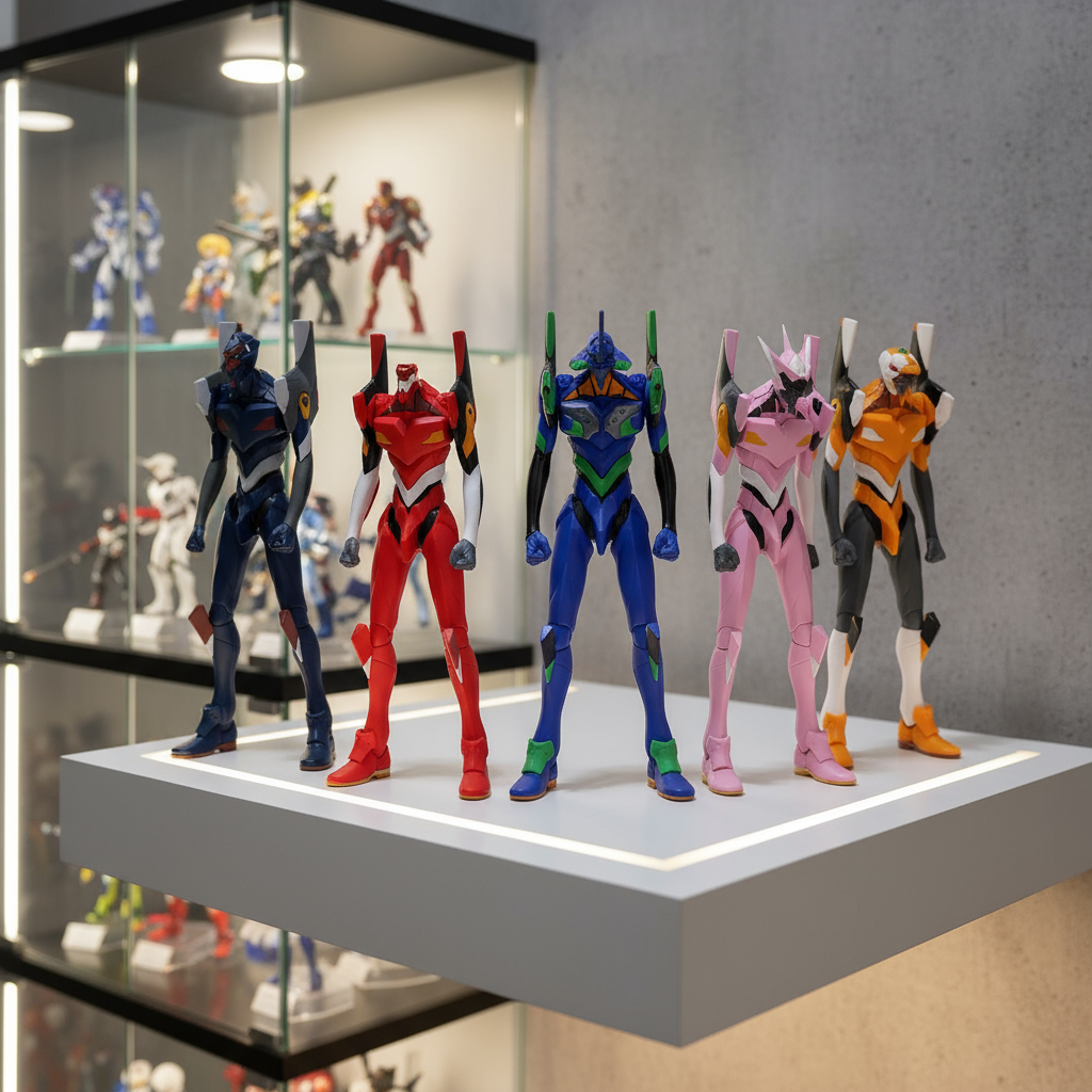 7 Types Anime Figure Eva Genesis Evangelion Unit-01 Ikari Shinji No.1 ...