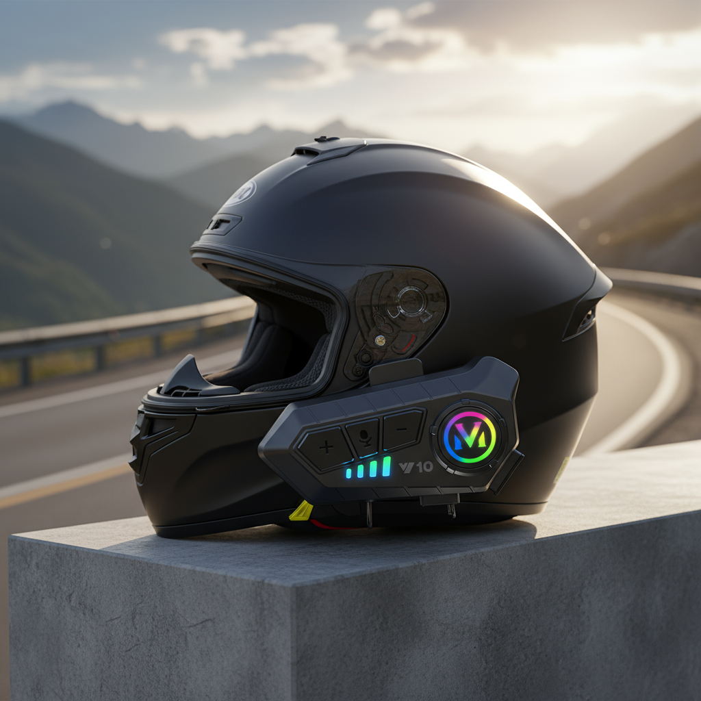 Y10 Wireless Bluetooth Earphone for Motorcycle Helmets with AI Voice ...