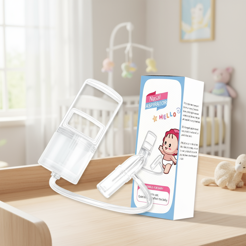 Infant Nasal Aspirator Portable Vacuum Suction Tool for Gentle Mucus ...