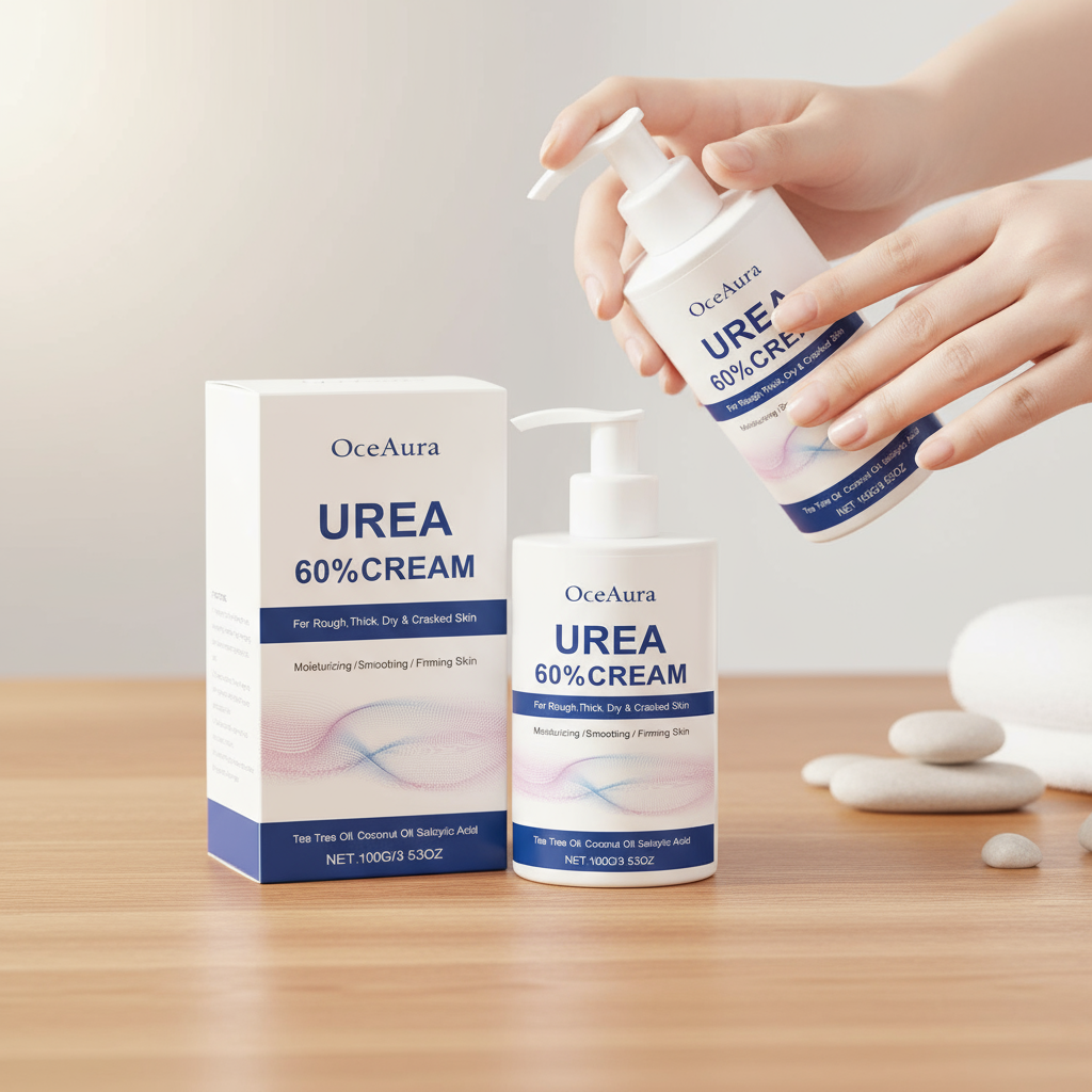 60% Urea Foot Cream 100g for Heel Repair, Moisturizing, Softening ...