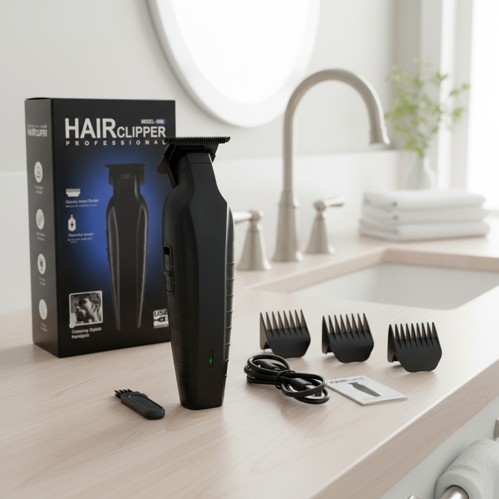Professional Cordless Hair Clippers for Home and Barber Trimming ...