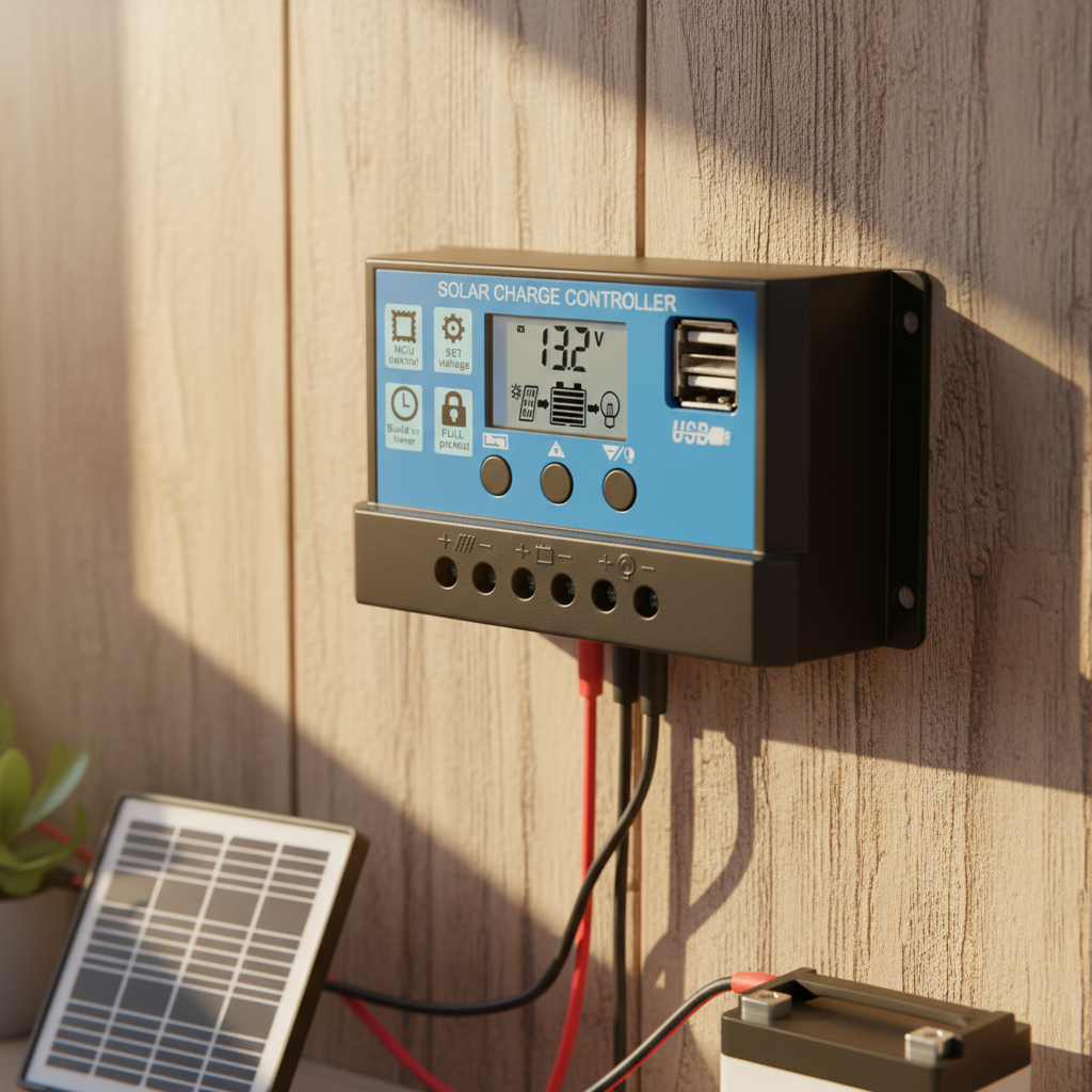 VoltMax 60A MPPT Solar Charge Controller 12V/24V Auto LCD Bluetooth ...