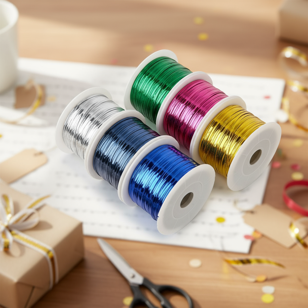 1 Roll 100 Yards Colorful Binding Wire - Disposable Coin Bending Wire ...