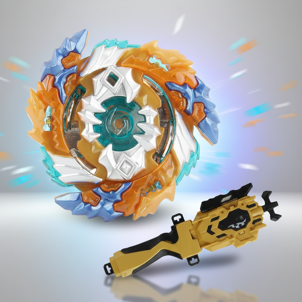Burst Battle Gyro Launcher Included Classic Gyroscope Spinning Top ...