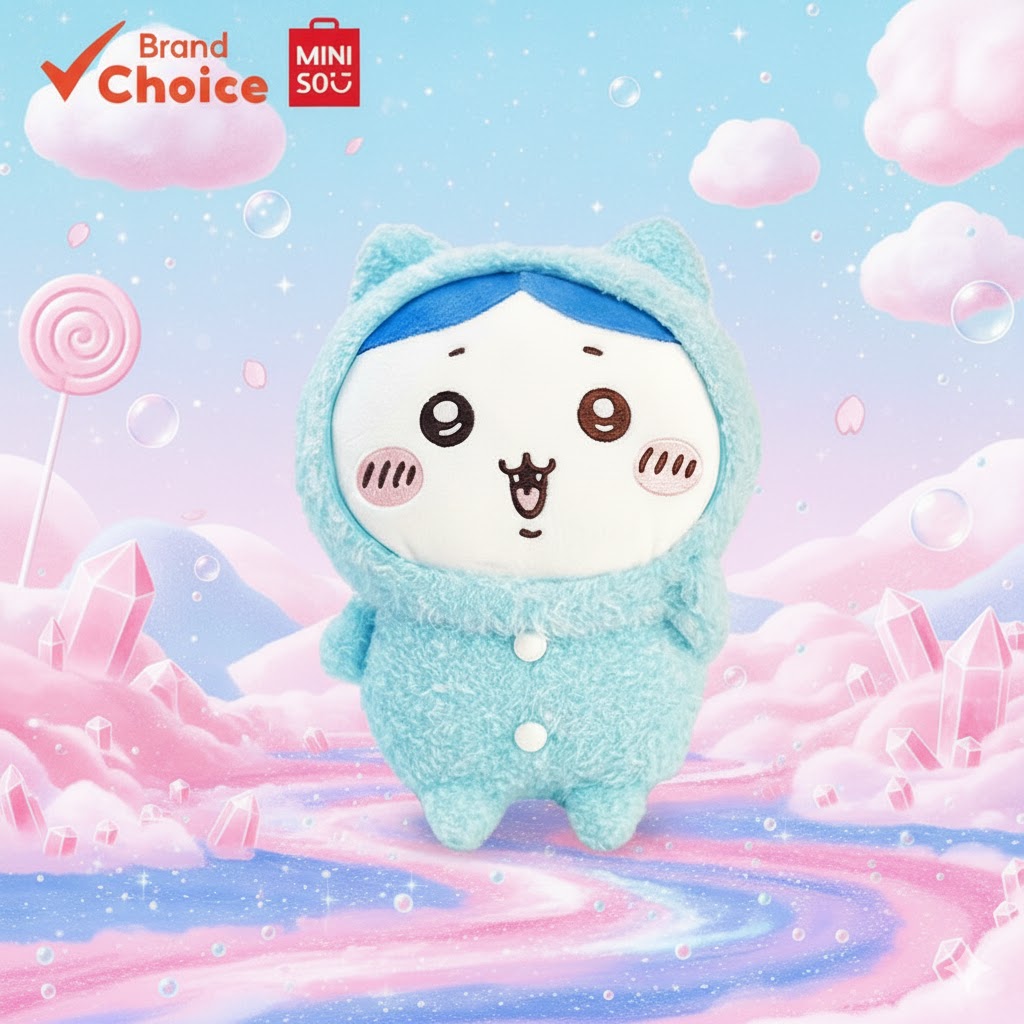 MINISO chiikawa series - cozy & adorable pajama-style sitting plush toy ...
