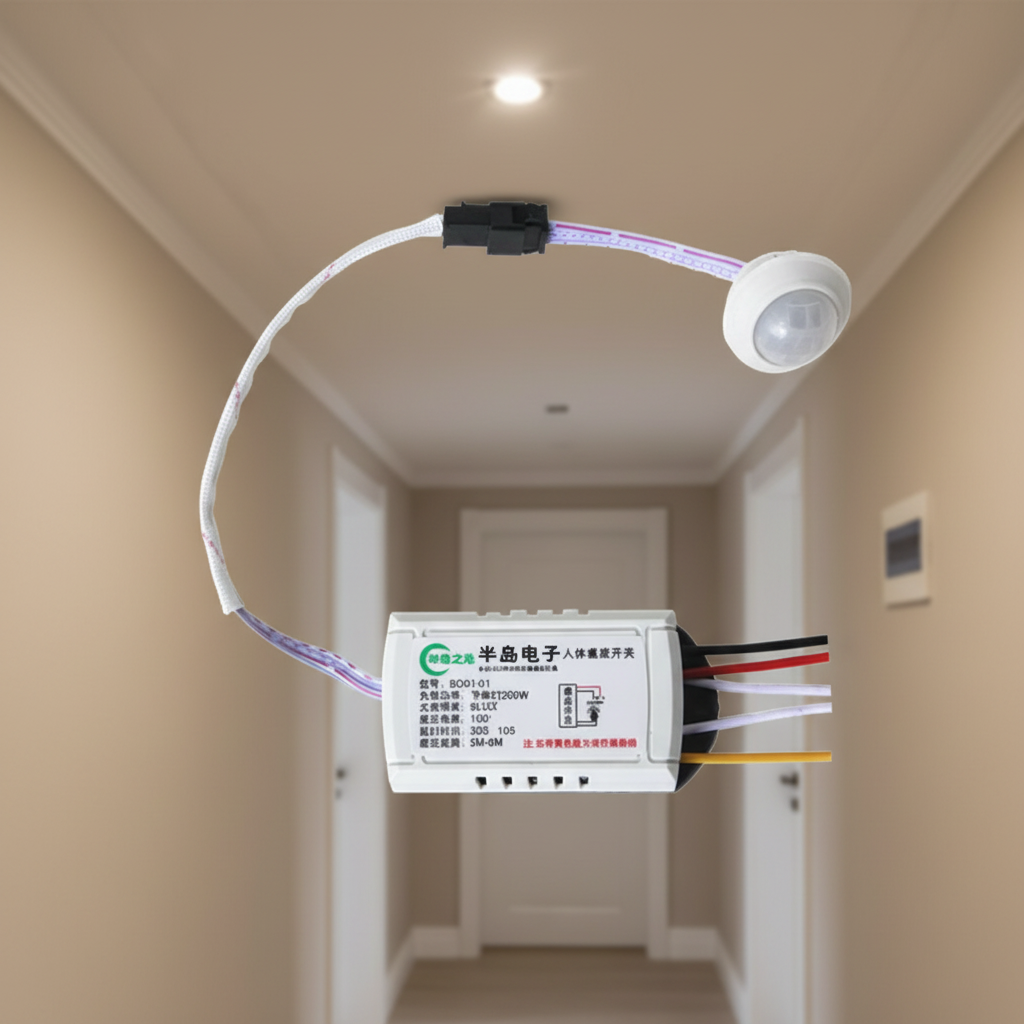 Automatic Human Body Induction Switch High Power PIR Infrared 220V 230V ...