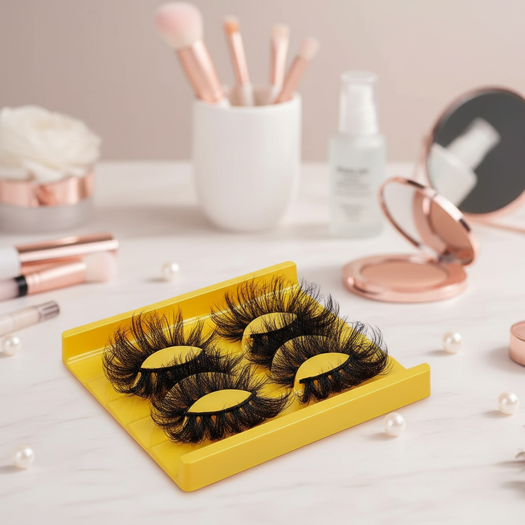 Five 14mm/0.55inch Thick Dramatic False Eyelashes, D Curl Fluffy Long ...