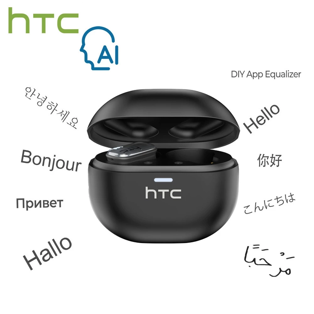 HTC NE16 Translator Headsets Bluetooth 6.0 HIFI Stereo Noise Cancelling ...