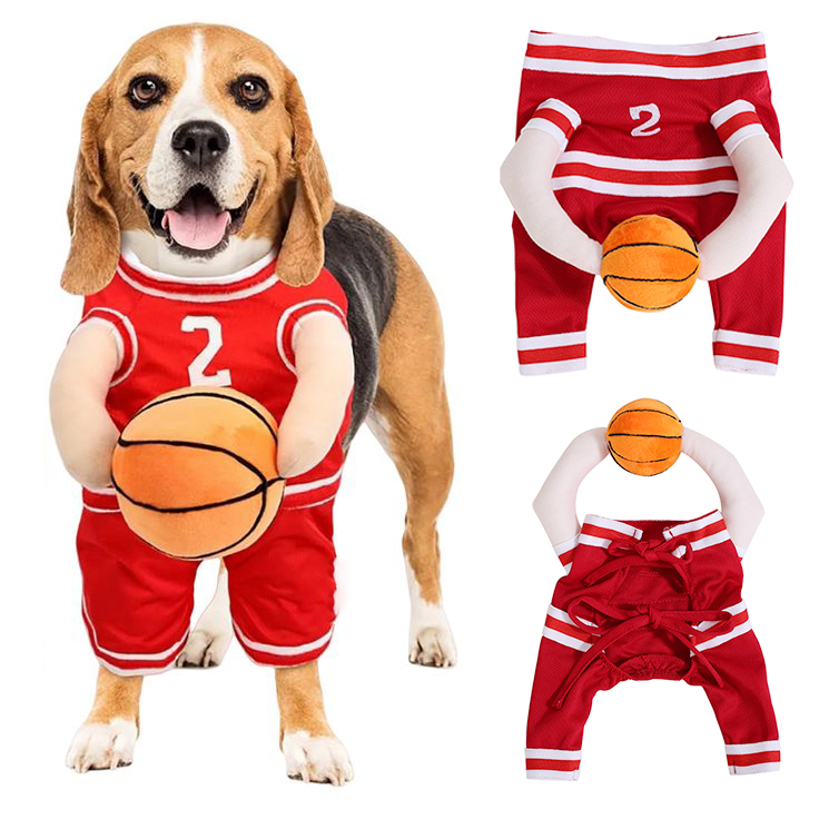 PawJoy Halloween Dog Costume Funny Cosplay Outfit Breathable Sports ...