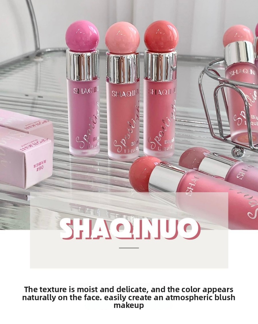 SHAQINUO Blush Liquid Highlight Korean Style Saturated Glow Natural ...