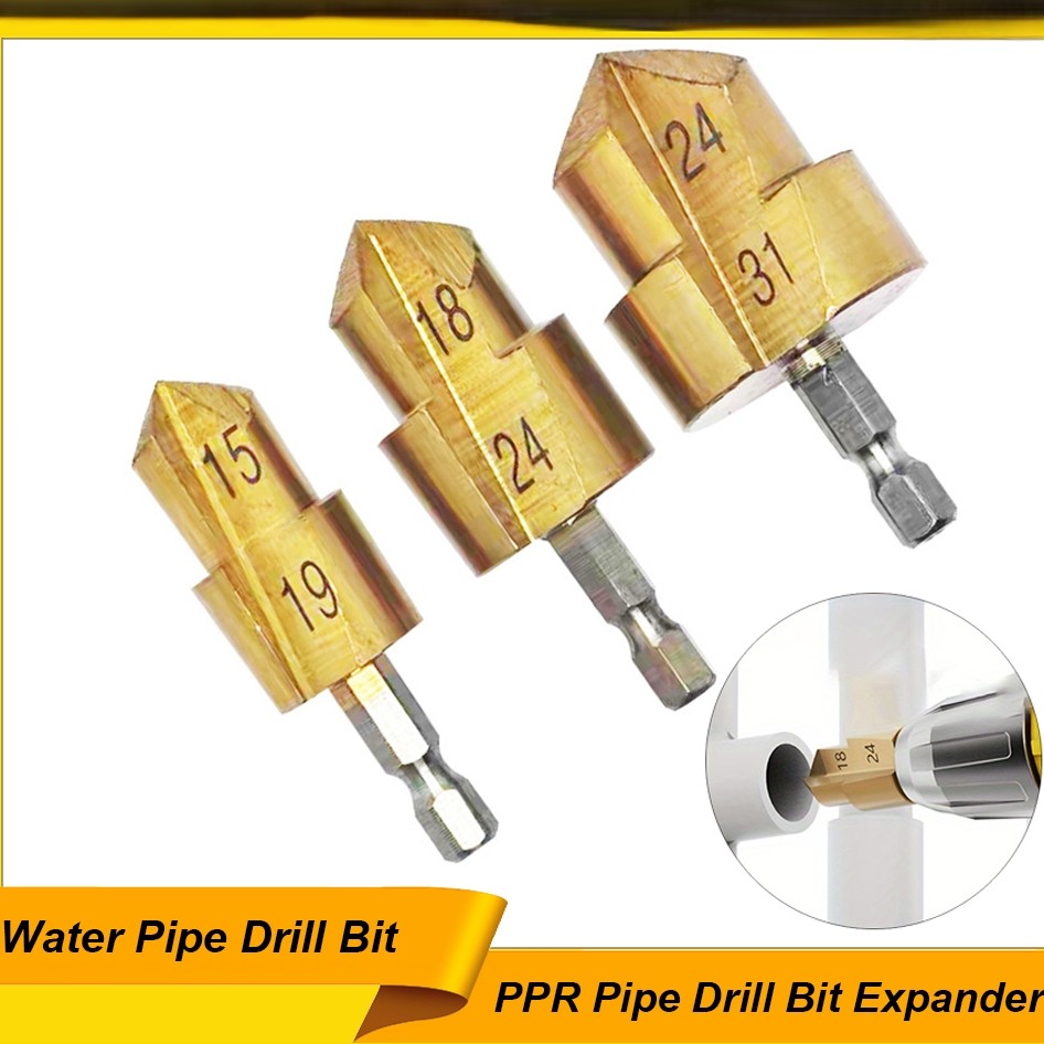 PPR Lifting Drill Bit PVC Pipe Expander Connector for Plumbing and ...