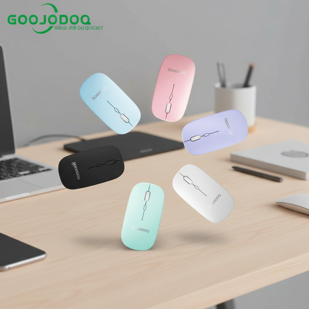 GOOJODOQ Bluetooth Mouse Wireless for Laptop Rechargeable Silent for ...