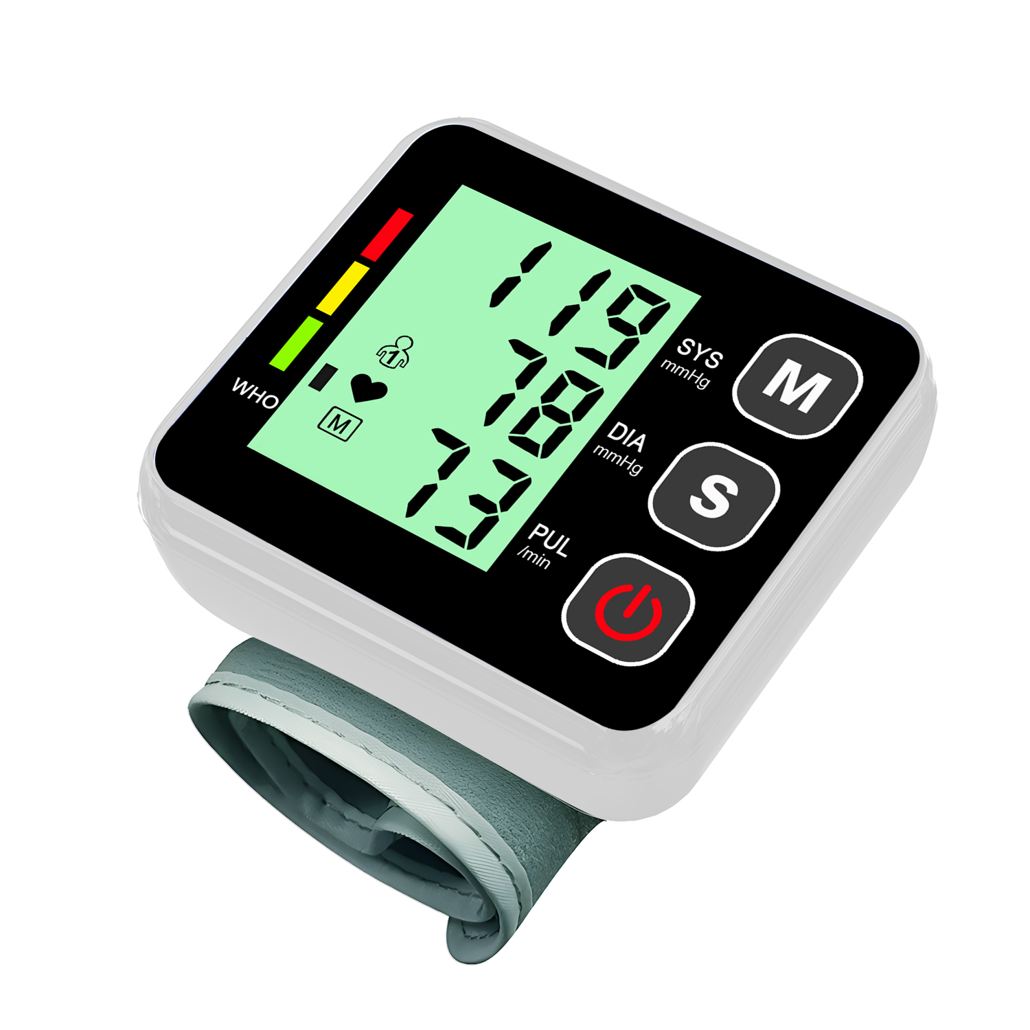 Intelligent monitoring digital wrist blood pressure monitor | Shopee ...