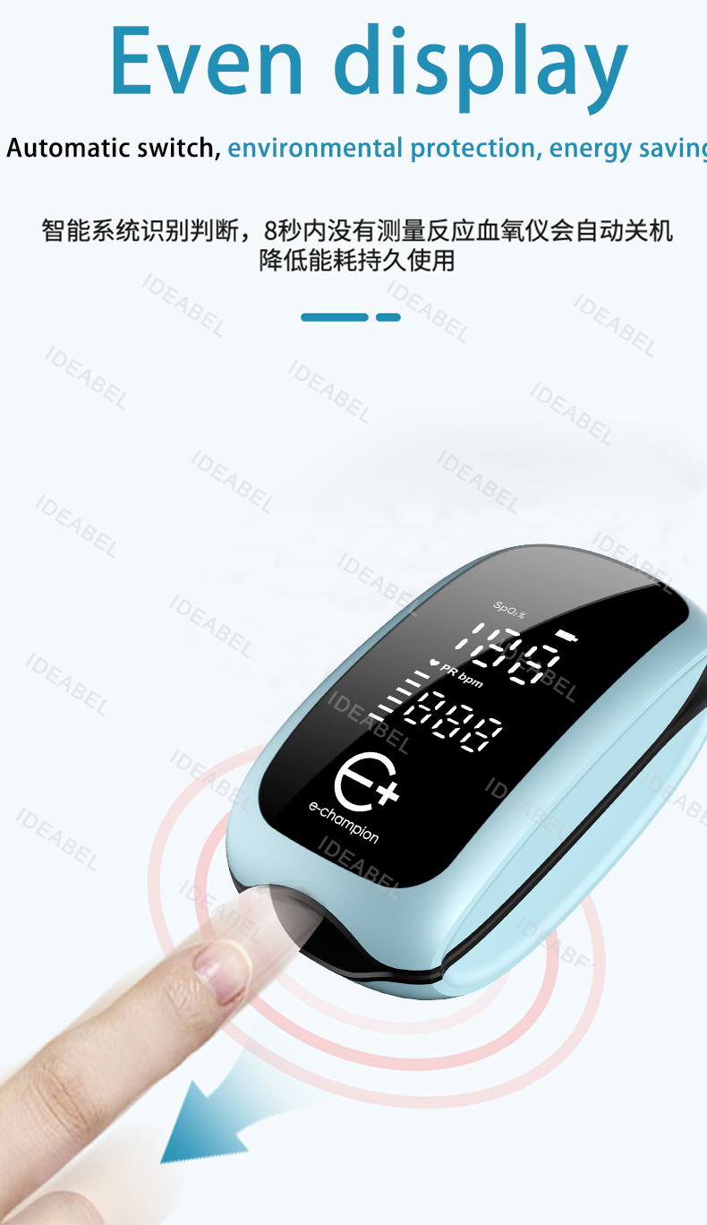 USB Rechargeable Medical Forehead and Fingertip Oximeter with Blood ...