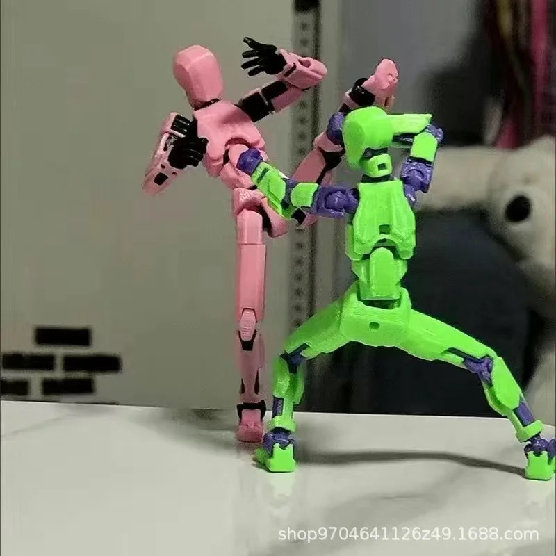 3D Printed Lucky Robot 13 Figure, Articulated Movable Robot Toy for ...