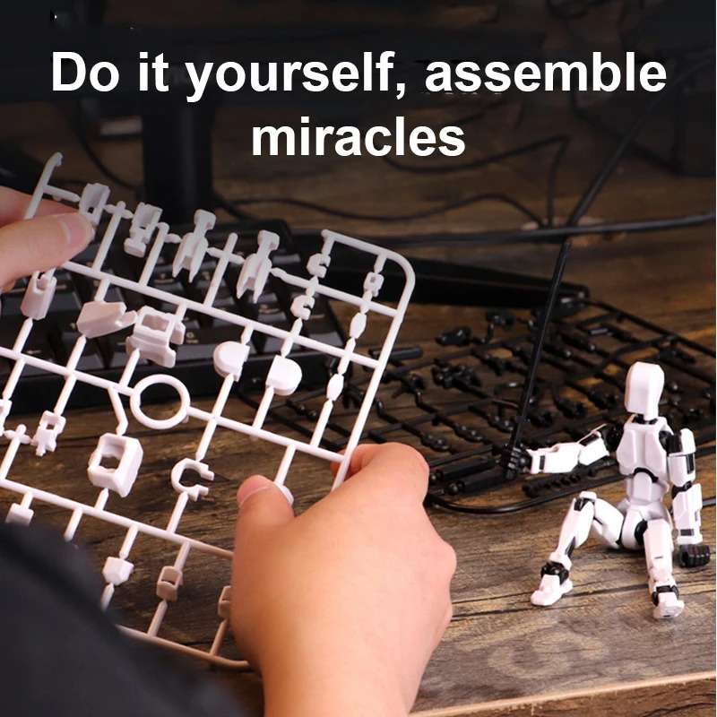 3D Printed Lucky Robot 13 Figure, Articulated Movable Robot Toy for ...