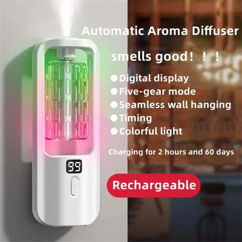 Smart Home Fragrance Diffuser | Wireless with Digital Display ...