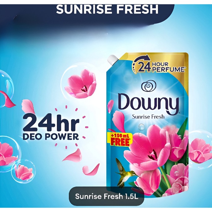 Downy Perfume Fabric Softener 1.5L - Long-Lasting Fragrance, Softens ...