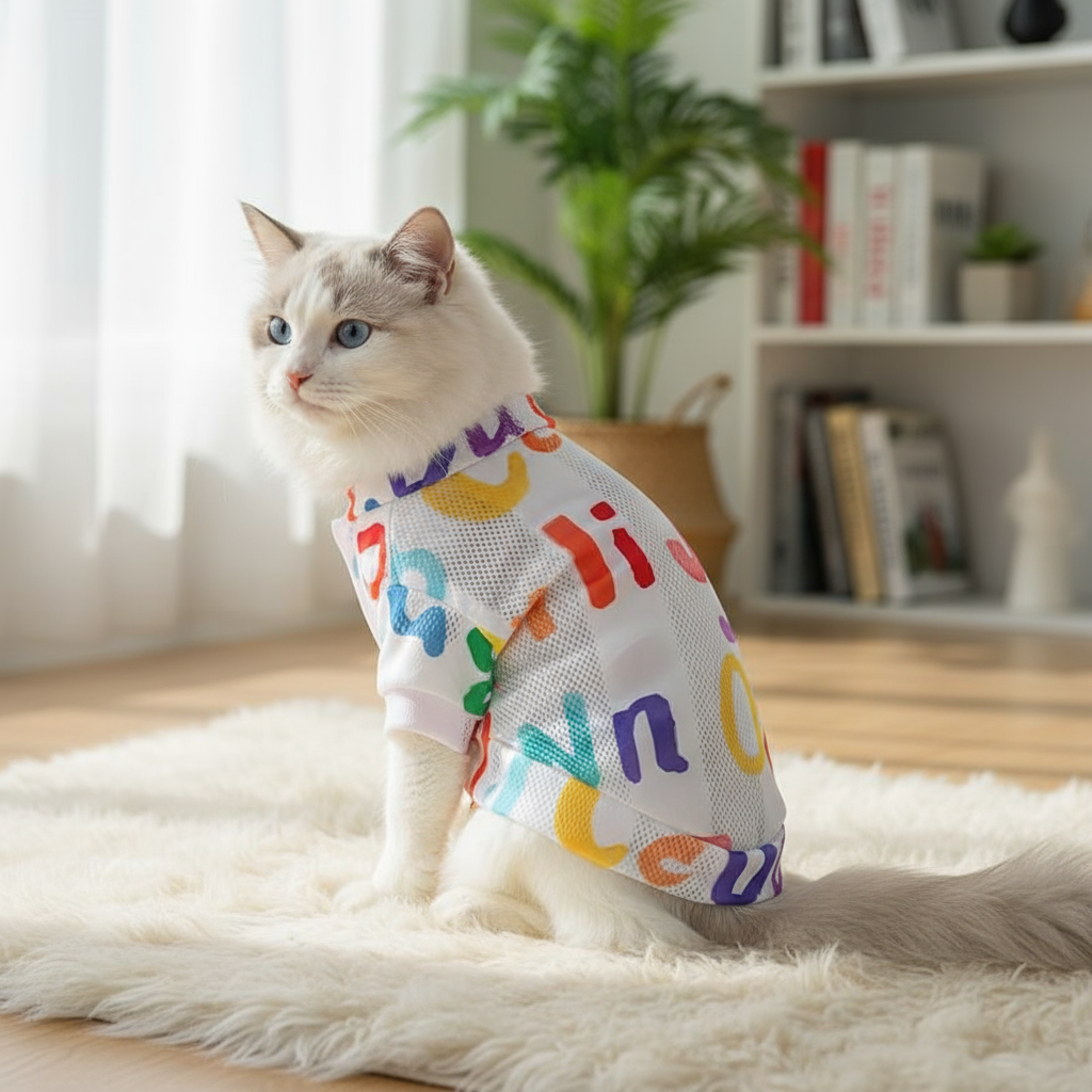 PawFur Anti-Lint Pet Vest, Charming Clothes for Cats Dogs, British ...