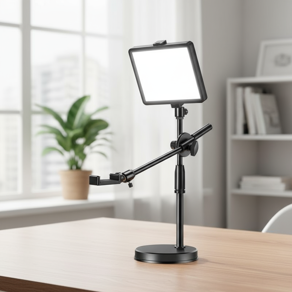 8-Inch Vertical Live Stream Lighting LED Chip Lamp 4 Color Fill Panel ...