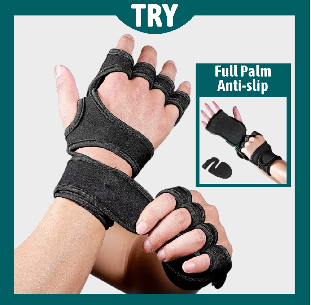 Workout Gloves for Men Women – Gym Weightlifting Gloves with Wrist ...