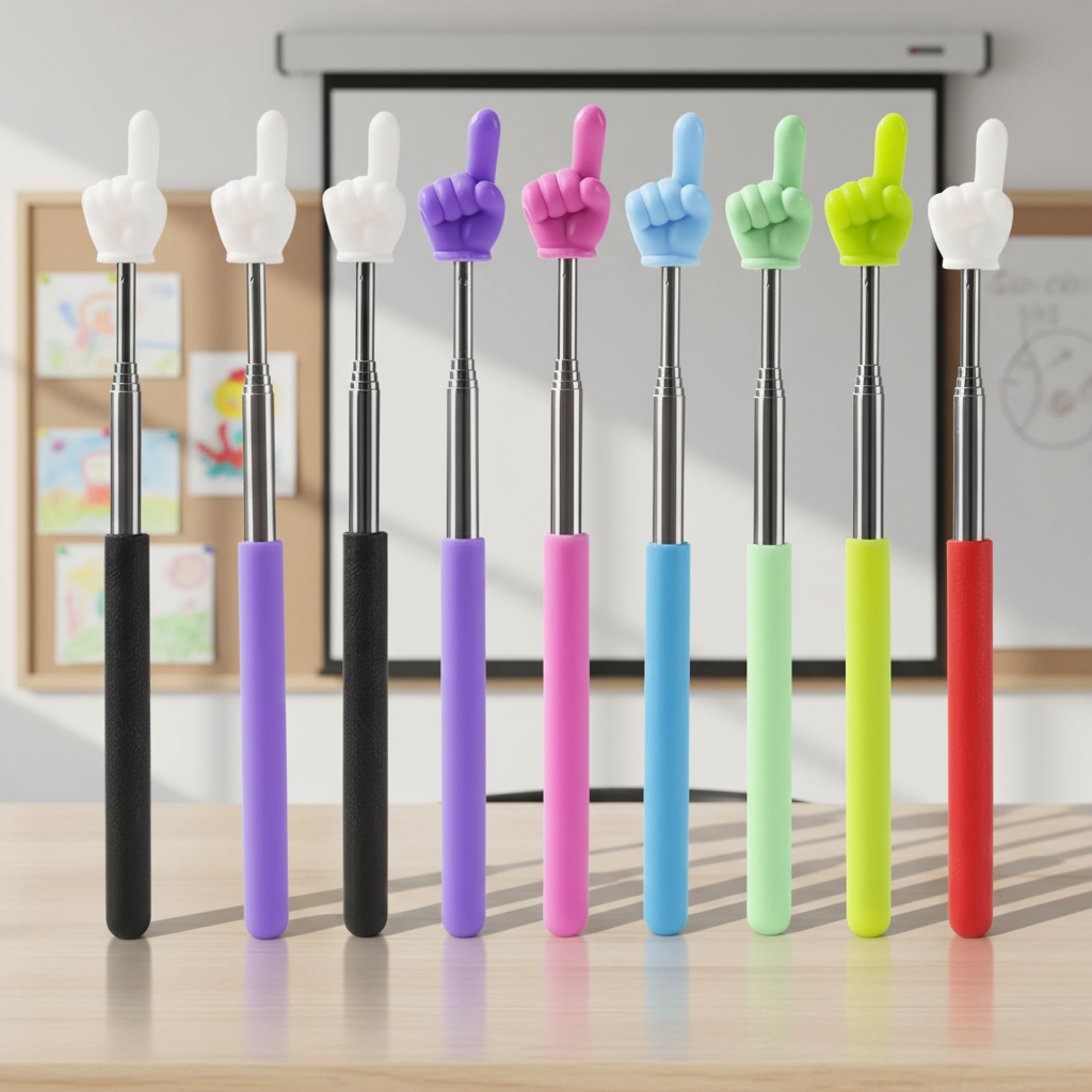 Telescopic Finger Pointer for Teachers, Mini Handheld Stick for ...