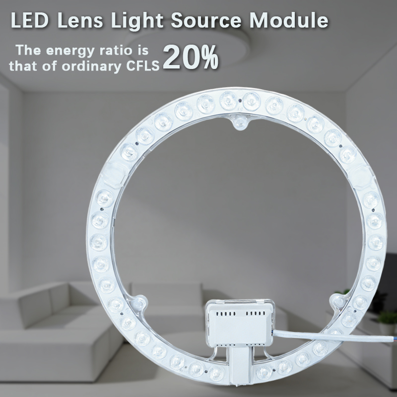 LED Circular Ceiling Panel Light RefLED Mag 36W White Surface Mount ...
