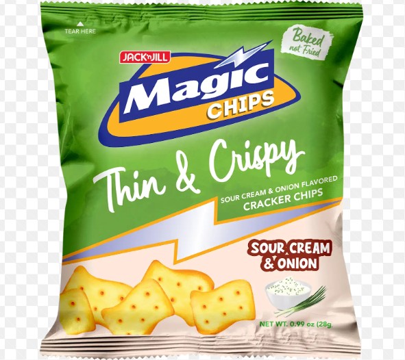 Magic Chips Thin & Crispy Sour Cream & Onion (28g) | Shopee Philippines