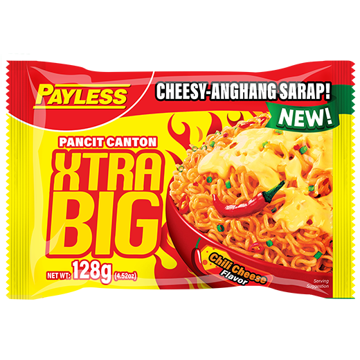 Payless Xtra Big Pancit Canton Chili Cheese (128g) | Shopee Philippines