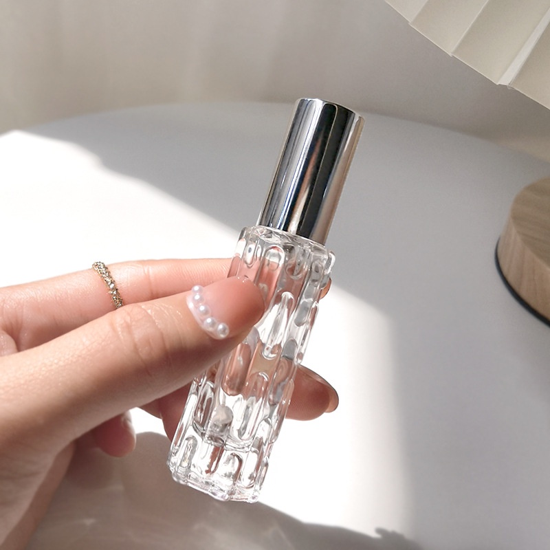 4 Colors Diamond Facet Mini Perfume Refillable Glass Bottle Travel ...