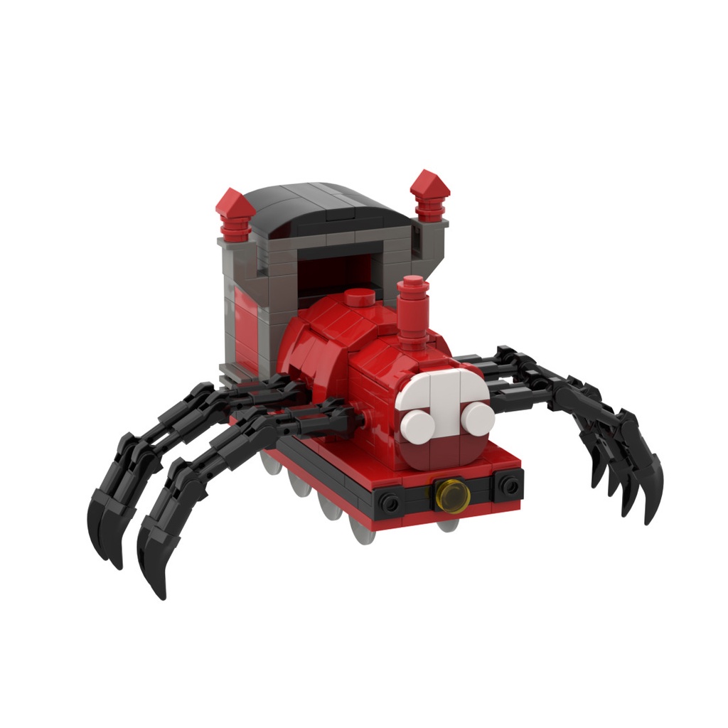 265Pcs|Buildmoc Horror Game Choo-Choo Charles Model Charles Small Car Thomas Spider Train Block ...
