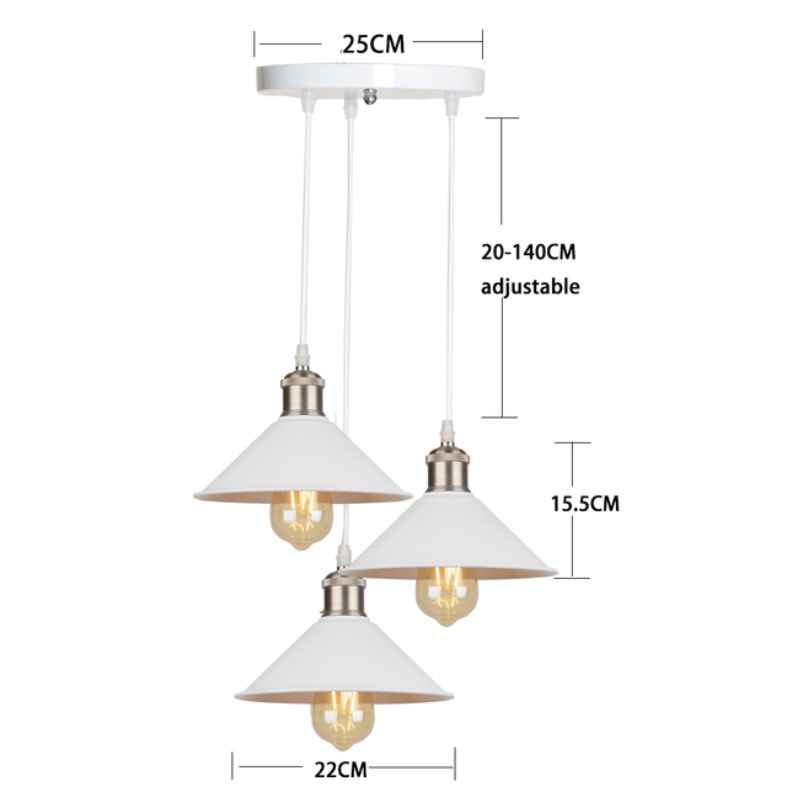 Modern White Lighting Luxury Restaurant Bar Bedroom Pendant Lamp ...