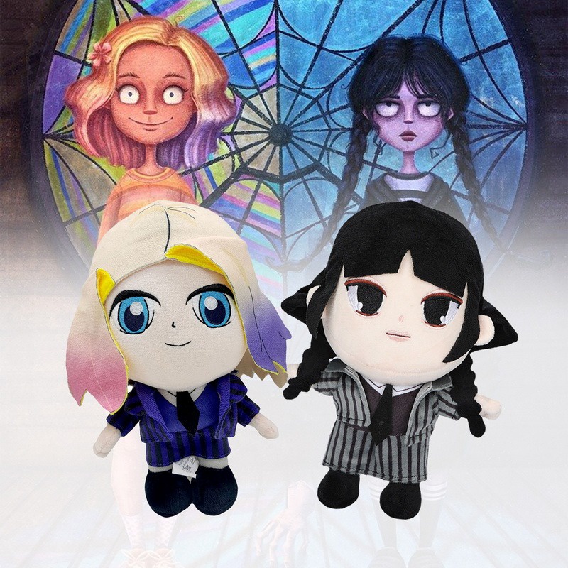 Wednesday Addams Doll Plush, Wednesday Addams Merchandise, Wednesday ...