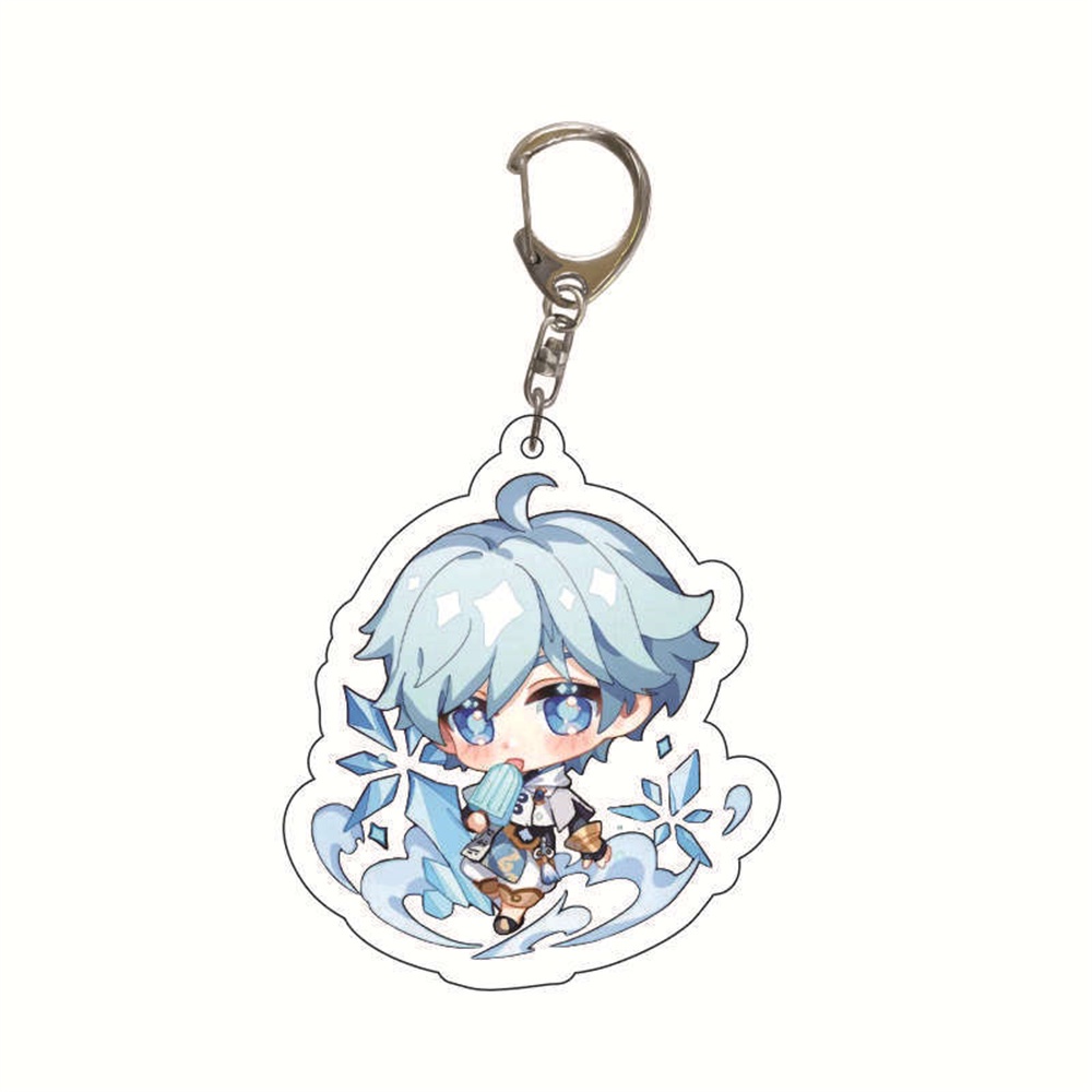 Cute Genshin Impact Game Character Acrylic Keychain SAYU Yoimiya Kazuha ...