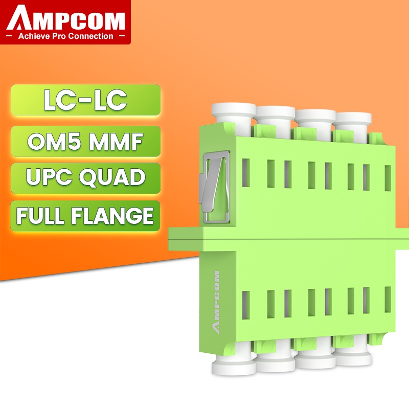 Ampcom Sc Sc Fiber Optical Coupler Duplex Os1 Os2 Om1 Om2 Om3 Om4 Om5 Single Mode Fiber Optic
