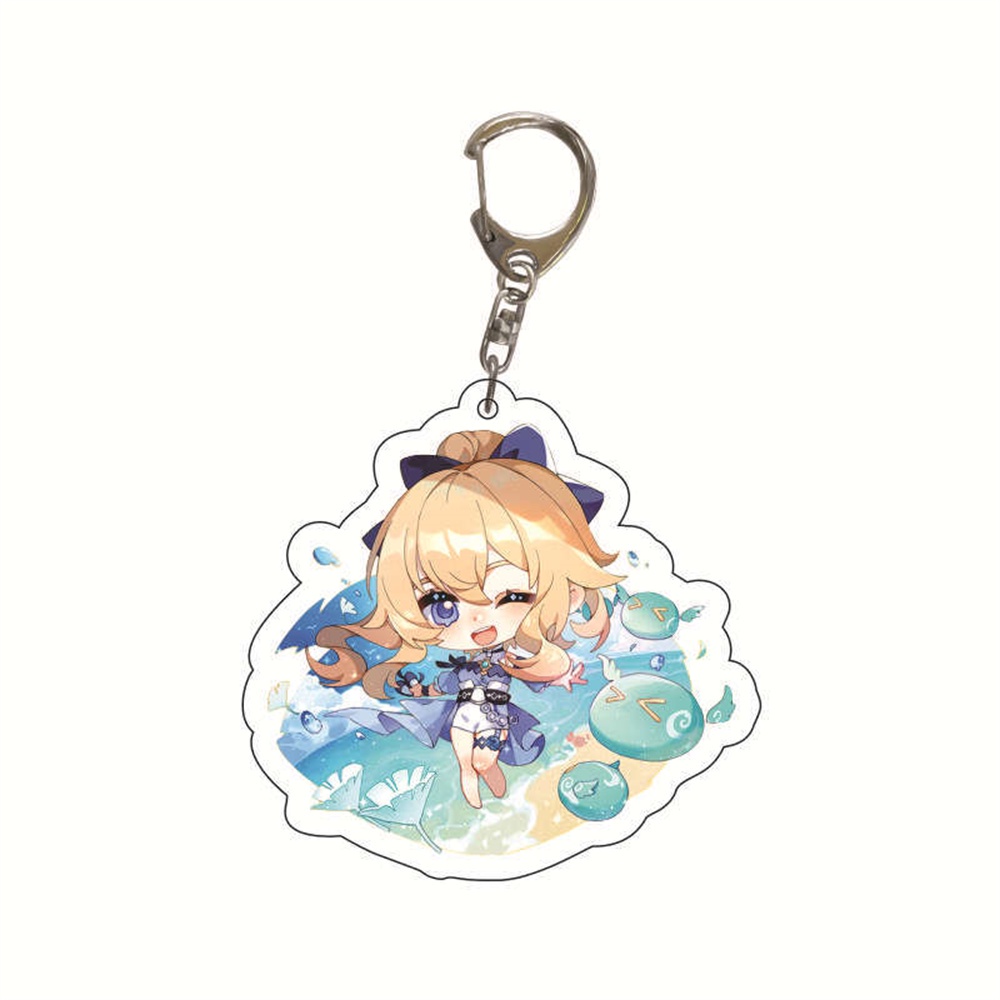 Cute Genshin Impact Game Character Acrylic Keychain SAYU Yoimiya Kazuha ...