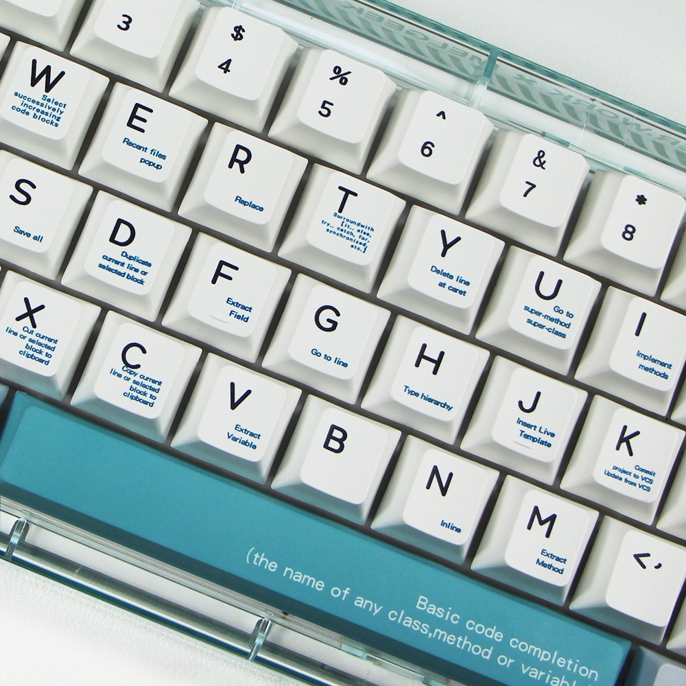 Programmer-996 Cherry Profile Keycap 125 Keys Keycaps Set for Outemu ...