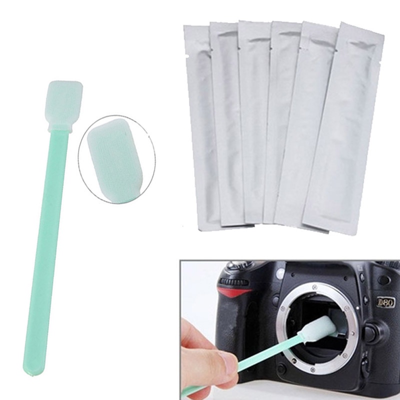 6PCS Package Wet Sensor Cleaner CMOS CCD SWAB for D-SLR,Filters, Optics ...